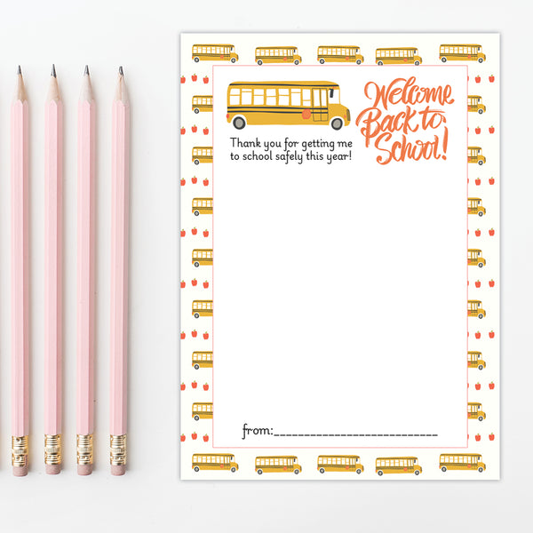 Bus Driver Back to School - Brown Paper Studios