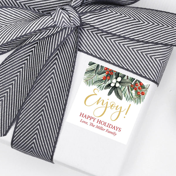 Enjoy Gift Labels - Brown Paper Studios