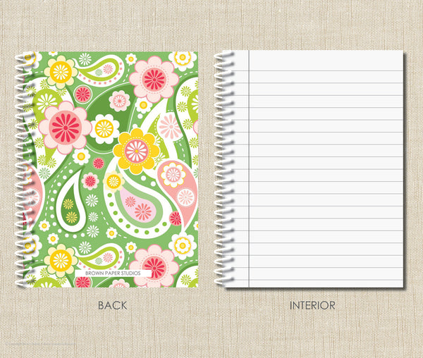 Personalized Spiral Notebook - Brown Paper Studios